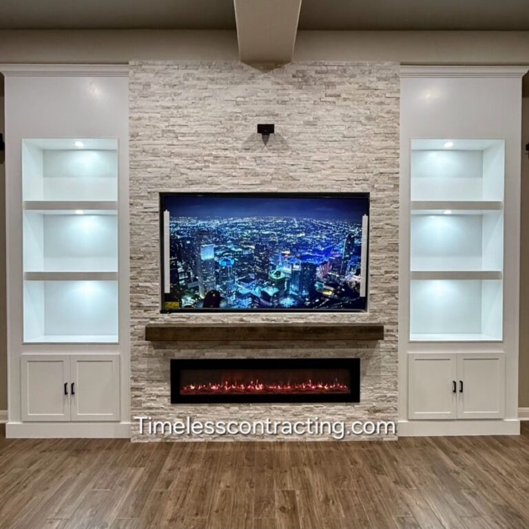 Media Wall Ideas (Built by Us. Designed for You.) - Timeless Contracting